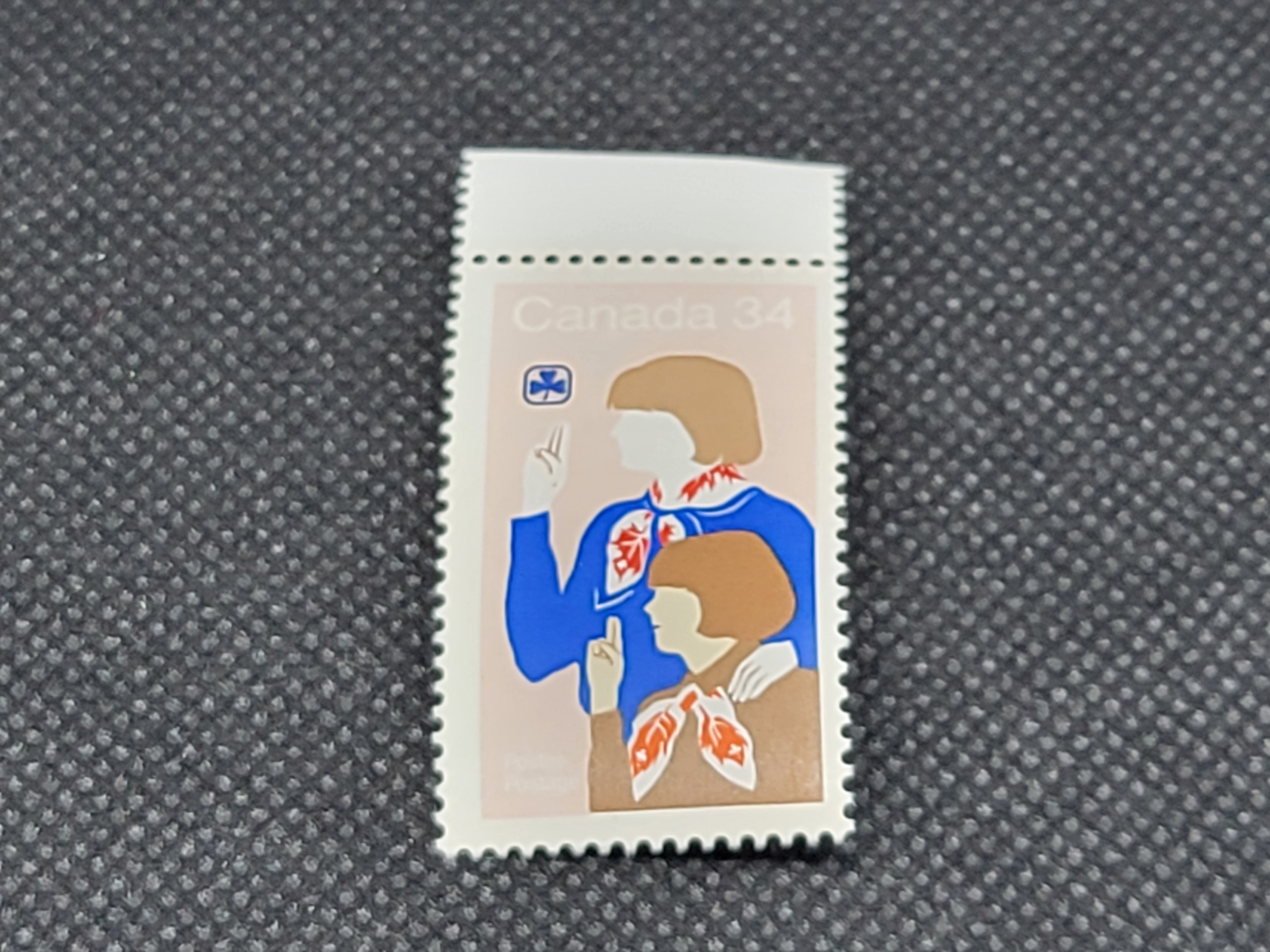 1985 Canadian Girl Guides 34-Cent Stamp | MintState PMG